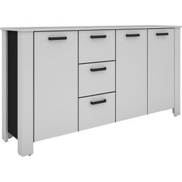 Sideboard ByLiving "Faro", weiß, B:160cm H:84cm T:40cm, FSC-zertifizierter Holzwerkstoff, Sideboards, moderne Kommode in verschiedenen Farben verfügbar, 160cm.