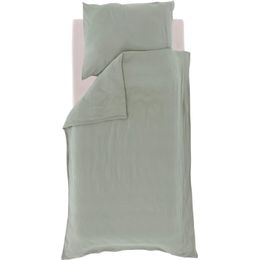 Träumeland Kinderbettwäsche TRÄUMELAND "Bio-Baumwolle", grün, B/L: 135cm x 200cm, 1 Stk., 1 Stk., Musselin, B/L: 80cm x 80cm, 2 Stk., Musselin, Obermaterial: 100% Baumwolle, Bettwäsche, GOTS zertifiziert - Bio-Baumwolle