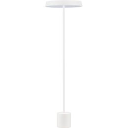 NOVA LUCE Stehlampe "VETRO", weiß, acryl, 1, Ø 40cm H: 136cm, 1 Stk., Leuchten