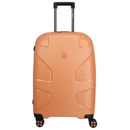 Hartschalen-Trolley IMPACKT "IP1, verschiedene Größen und Farben", Gr. B/H/T: 45cm x 67cm x 28cm 73 l, garden apricot, Polypropylen, unifarben, Koffer, Hartschalen-Koffer vegan Koffer Reisegepäck USB-Port TSA Zahlenschloss