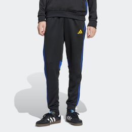Trainingshose adidas Performance "TIRO ES SW PT Y", Kinder, Gr. 140, N-Gr, schwarz, semi lucid blau, crew gelb, Obermaterial: 100% Polyester, Hosen