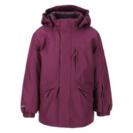 Skijacke ZIGZAG "Arctic", Jungen, Gr. 110, weinrot, 100% Polyester, mehrfarbig, normal, ohne Ausschnitt, Jacken Skijacke, mit wind- und wasserabweisendem Bionic-Finish