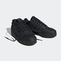 Sneaker adidas originals "FORUM BOLD STRIPES", Gr. 36, core schwarz, core schwarz, cloud weiß, Leder, Polyurethan, Schuhe
