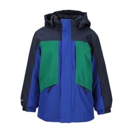 Skijacke ZIGZAG "Arctic", Herren, Gr. 152, blau, grün, 100% Polyester, mehrfarbig, normal, ohne Ausschnitt, Jacken, mit wind- und wasserabweisendem Bionic-Finish