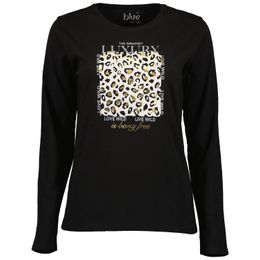 Langarmshirt Blue Seven "Blue Seven Langarmshirt", Mädchen, Gr. 36, schwarz (9990, schwarz), 100% Baumwolle, normal, Rundhals, Shirts
