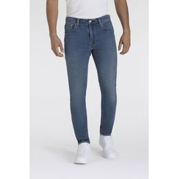 Levi's Tapered-fit-Jeans LEVI'S "512 Slim Taper Fit", Herren, Gr. 31, Länge 30, its a no brainer ltw, Denim/Jeans, Obermaterial: 81% Baumwolle, 18% Leinen, 1% Elasthan, schmal lang, Jeans, mit Markenlabel