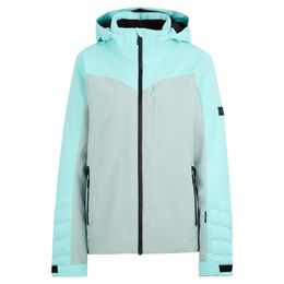 Skijacke Ziener "TOBINA-Z jacket lady", Damen, Gr. 42, dried eucalyptus, Obermaterial: 100% Polyester (recycelt); Futter: 100% Polyester; Futter 2: 100% Polyamid; Wattierung: 100% Polyester (recycelt); Wattierung 2: 100% Polyester, Jacken