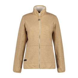 Fleecejacke Icepeak "Icepeak AMYRY", Damen, Gr. L, cement, Obermaterial: 80% Polyester, 20% Viskose, Jacken