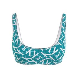 Calvin Klein Swimwear Bandeau-Bikini-Top »BRALETTE-RP-PRINT« mit Allover-Print blue XL (42/44) - N-Gr N-Gr XL (42/44) Bralette-Bikini-Top von...