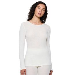 Triumph Langarmshirt »Beauty Layers LSL Top Wool« weiche Wolle, langärmelig, in Single-Jersey Qualität ECRU WHITE L L Langarm-Oberteil mit...