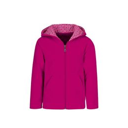 TRIGEMA Fleecejacke »Fleece-Jacke mit Kapuze« 1 Stk. tlg. magenta 92 92 Fleece-Qualität, innen und außen angeraut