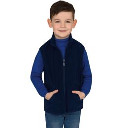 TRIGEMA Fleeceweste »Fleeceweste« 1 Stk. tlg. navy 128 128 Fleece-Qualität, innen und außen angeraut