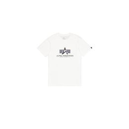 Alpha Industries T-Shirt »Basic T-Shirt BL Rainbow Ref.« white M M Single Jersey Stoff