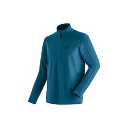 Maier Sports Fleecepullover »Dennis« Herren Fleece, funktioneller Midlayer, Half-Zip, Regular Fit saphirblau 52 52 Vielseitig einsetzbarer Midlayer...