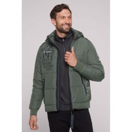 CAMP DAVID Steppjacke mit Kapuze mit abtrennbarer Kapuze khale green XXL XXL Jacke von CAMP DAVID