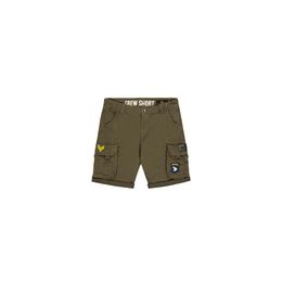 Alpha Industries Shorts »Crew Short Patch« dark olive 29 - Normalgrößen Normalgrößen 29 Cotton Twill Stoff