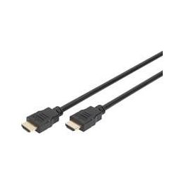 Digitus HDMI High Speed Kabel mit Ethernet, Typ A schwarz, 10 Meter