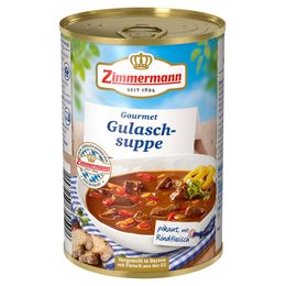 Zimmermann Gourmet Gulaschsuppe Pikant mit Rindfleisch