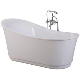 Badewanne Sanotechnik "Oxford", weiß, B:178cm H:83cm T:83cm, Acryl, Badewannen, doppelwandig