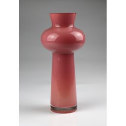 Dekovase AM Design "aus Glas", pink, B:13cm H:33cm, Glas, Vasen, 2er Set, BxH: 13x33 cm
