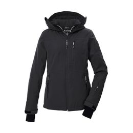 Skijacke Killtec "KSW 276 WMN SKI JCKT", Damen, Gr. 50, schwarz, Obermaterial: 100% Polyester;Futter: 100% Polyamid;Füllung: 100% Polyester, Jacken, Wasserdichte Damenjacke mit Schneefang, Atmungsaktivität und Taschen