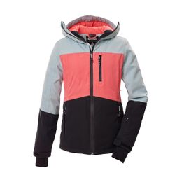 Skijacke Killtec "KSW 277 WMN SKI JCKT", Damen, Gr. 40, hellblau, Obermaterial: 100% Polyester;Futter: 100% Polyamid;Füllung: 100% Polyester, Jacken, Wasserdichte Damenjacke mit Schneefang, verstellbar und atmungsaktiv