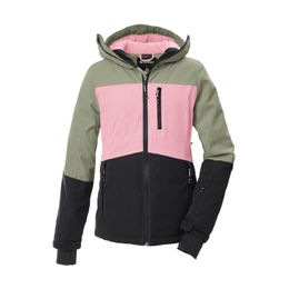 Skijacke Killtec "KSW 277 WMN SKI JCKT", Damen, Gr. 36, helloliv, Oberstoff: 100% Polyester, Futter: 100% Polyamid, Füllung: 100% Polyester, Jacken, Wasserdichte Damenjacke mit Schneefang, verstellbar und atmungsaktiv