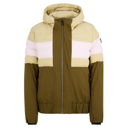 Skijacke Ziener "TINDIA-Z jacket lady", Damen, Gr. 34, seaweed, Obermaterial: 100% Polyester (recycelt); Obermaterial 2: 100% Polyamid; Futter: 100% Polyester; Futter 2: 100% Polyamid; Wattierung: 100% Polyester (recycelt); Wattierung 2: 100% Polyester, Jacken
