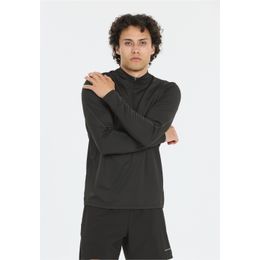 Funktionsshirt Endurance "Etan", Herren, Gr. L, schwarz, 92% Polyamid, 8% Polyester, unifarben, normal, hoch geschlossener Ausschnitt, Shirts Funktionsshirt, mit 4-Wege-Stretch f&uuml;r viel Bewegungsfreiheit