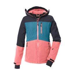 Skijacke Killtec "KSW 277 WMN SKI JCKT", Damen, Gr. 44, schwarz, Oberstoff: 100% Polyester, Futter: 100% Polyamid, Füllung: 100% Polyester, Jacken, Wasserdichte Damenjacke mit Schneefang, verstellbar und atmungsaktiv