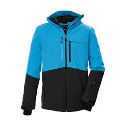 Skijacke Killtec "KSW 280 MN SKI JCKT", Herren, Gr. L, sky, Oberstoff: 100% Polyester, Futter: 100% Polyamid, Füllung: 100% Polyester, Jacken, Wasserdichte Herrenjacke mit Schneefang, atmungsaktiv und PFAS-frei