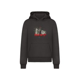 Kapuzenpullover F4NT4STIC "Friday the 13th", Herren, Gr. L, schwarz, Obermaterial: 65% Baumwolle, 35% Polyester, slim fit, Pullover, Official Merch