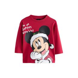 next Shirt 'Mickey Mouse' Jungen Gr&ouml;&szlig;e 128 beige / rot / schwarz / wei&szlig;