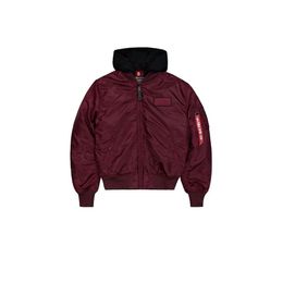 Alpha Industries Winter Jacket 'MA-1 Zip Hood' male Red size XXXL