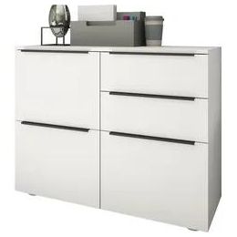 borchardt Möbel Aktenschrank BORCHARDT MÖBEL "Tom", weiß (weiß, matt), B:93cm H:72cm T:35cm, Spanplatte, Schränke, Breite 93 cm, Mehrzweckschrank