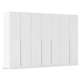 Drehtürenschrank Rauch "Kleiderschrank Schrank Garderobe AGORDO TOPSELLER Schlafzimmer", weiß (alpinweiß), B:315cm H:210cm T:54cm, Holzwerkstoff, Schränke, durchdachte Innenausstattung, in 7 Breiten und 2 Höhen MADE IN GERMANY, Topseller