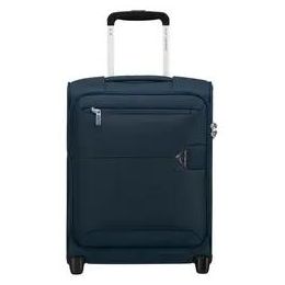 Weichgep&auml;ck-Trolley Samsonite "UPRIGHT 45/16 UNDERSEATER", Gr. B/H/T: 35cm x 45cm x 20cm 29 l, blau (navy blau), Polyester, unifarben, Koffer, aus Polyester, mit Rei&szlig;verschlussfach und Spanngurt im Innenraum