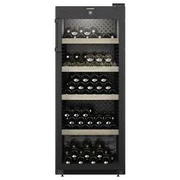 Liebherr Weinkühlschrank "WPbl 4601_993848851", Energieeffizienz: F (A-G), schwarz, B:59,7cm H:148,4cm T:76,3cm, Weinkühlschränke