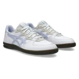 Sneaker asics SPORTSTYLE "SKYHAND OG", Gr. 37, weiß (weiß, blau fade), Leder, Synthetik, Schuhe