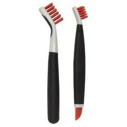 Reinigungsbürsten-Set OXO GOOD GRIPS "OXO Good Grips Bürsten-Putzset zur Tiefenreinigung – orange", orange, Kunststoff, Reinigungsbürsten, zur Tiefenreinigung