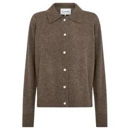 Strickpullover Levete Room "Levete Room Sweater LR-ELOISE", Damen, Gr. M, l9894, coffee melange, Obermaterial: 100% Kaschmir, Pullover