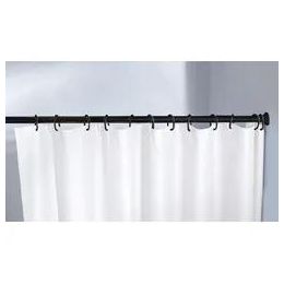 Duschvorhangstange Kleine Wolke "Federstange", schwarz, Ø:21mm, Aluminium, Gardinenstangen, schwarz, für Duschvorhänge, hochwertige Verarbeitung, Länge 75-125 cm