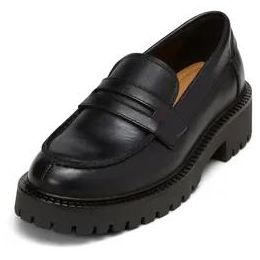 Marc O'Polo Loafer MARC O'POLO "mit robuster Profil-Laufsohle", Damen, Gr. 39, schwarz, Obermaterial: 100% Leder (Rind), unifarben, Schuhe