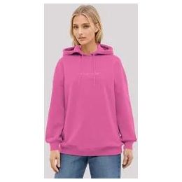 Kapuzenpullover F4NT4STIC "Oversized Shirt Knut & Jan Hamburg", Damen, Gr. L, hyper pink, Obermaterial: 80% Baumwolle, 20% Polyester, oversize, Pullover, Premium Qualität, Knut & Jan Hamburg