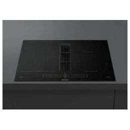 Gorenje Kochfeld mit Dunstabzug "GEH6432BSCWF", Energieeffizienz: A+++ (A+++-D), schwarz, B:60cm H:23,3cm T:52cm, Kochfelder, 60cm Induktionskochfeld mit Dunstabzug