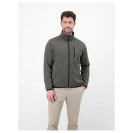 Sweatjacke Lerros "Lerros Fleecejacke für Herren - warm, leicht, urban", Herren, Gr. XXL, cement grau, 100% Polyester, Sweatjacken