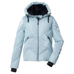 Skijacke Killtec "KSW 113 WMN SKI QLTD JCKT", Damen, Gr. 42, hellblau, Oberstoff 1: 100% Polyester/ Oberstoff 2: 100% Polyamid, Futter: 100% Polyester, Füllung: 100% Polyester, Jacken, Winddichte Skijacke mit 10.000 mm Wassersäule, PFAS-frei imprägniert