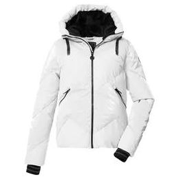 Skijacke Killtec "KSW 113 WMN SKI QLTD JCKT", Damen, Gr. 40, naturweiß, Oberstoff 1: 100% Polyester/ Oberstoff 2: 100% Polyamid, Futter: 100% Polyester, Füllung: 100% Polyester, Jacken, Winddichte Skijacke mit 10.000 mm Wassersäule, PFAS-frei imprägniert