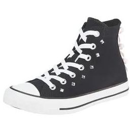 Sneaker Converse "CHUCK TAYLOR ALL STAR", Gr. 41, schwarz, pink frosting, weiß, Leder, Schuhe