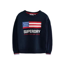 Superdry Pullover Jungen Gr&ouml;&szlig;e 128 marine / rot / wei&szlig;